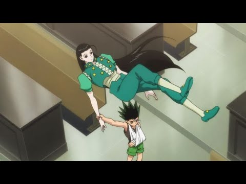 Gon breaks Illumis arm English Dub - YouTube