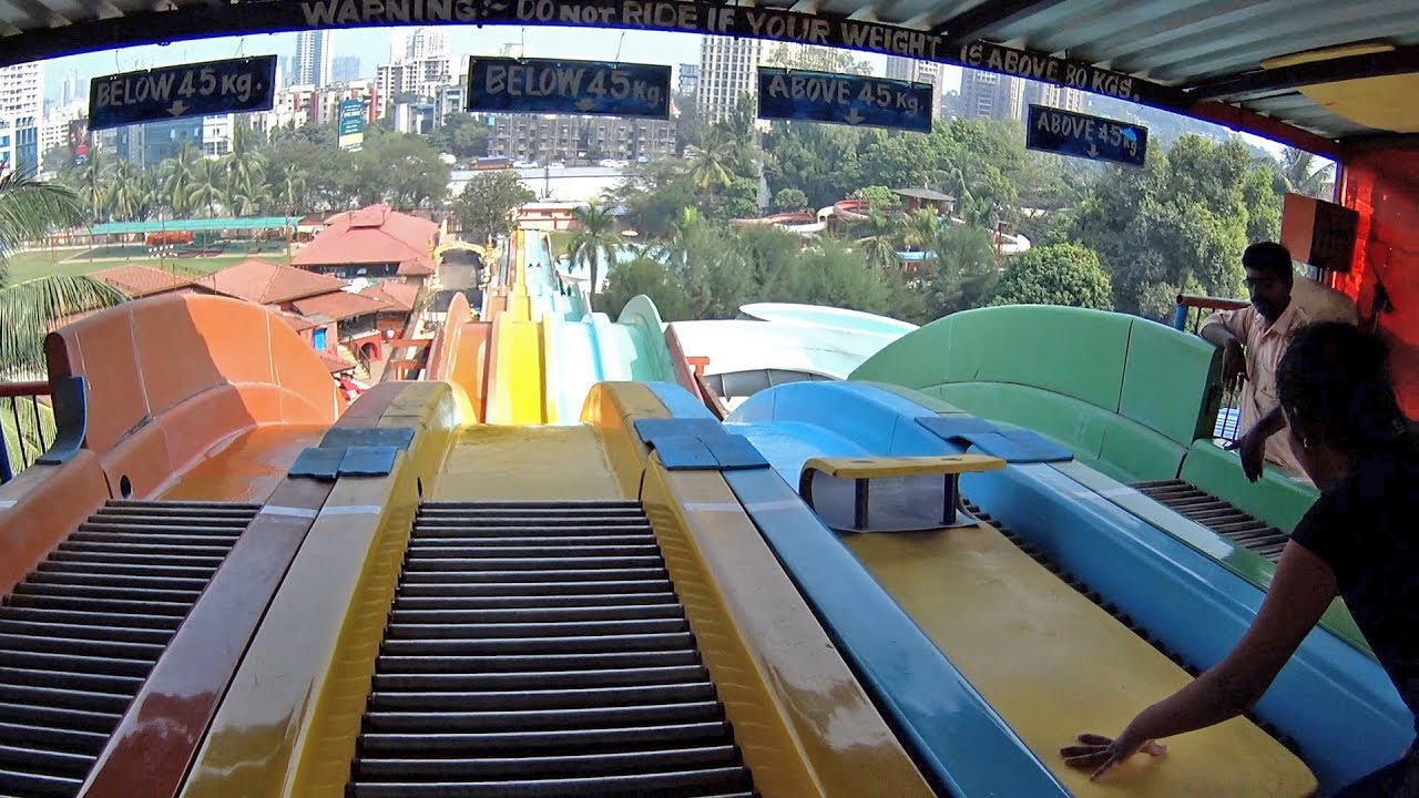 Mat Racer Water Slide at Suraj Water Park - YouTube