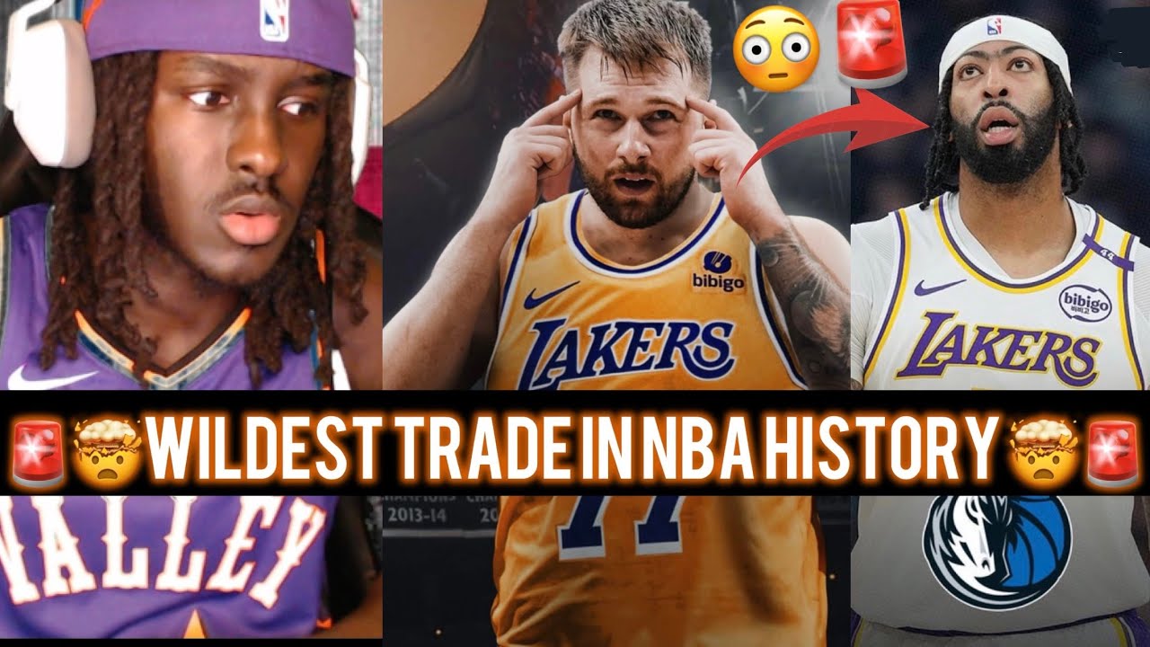 LUKA DONCIC TRADE REACTION TO LAKERS - YouTube