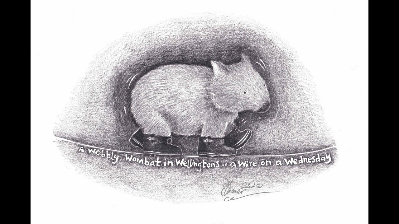 Me drawing Wombat - YouTube