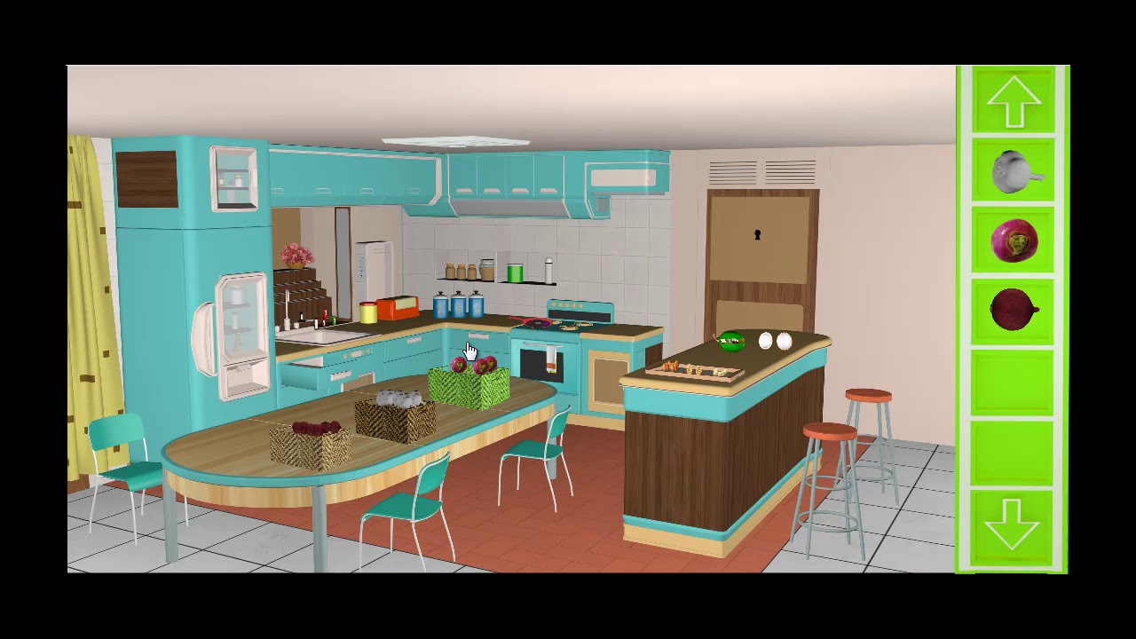 3D Escape Games-Puzzle Kitchen Level 5 Walkthrough - YouTube
