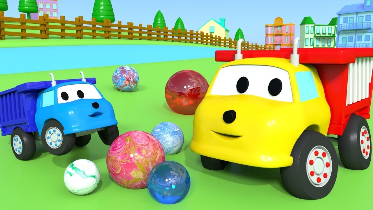 Lerne mit Ethan - Lerne Spiele - Murmeln - Ethan der Kipplaster 🚚 ...