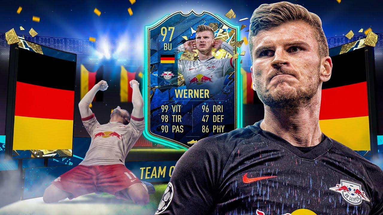 FUT20 - TOTS REVIEW : TIMO WERNER (97) - ULTIMATE TEAM - YouTube