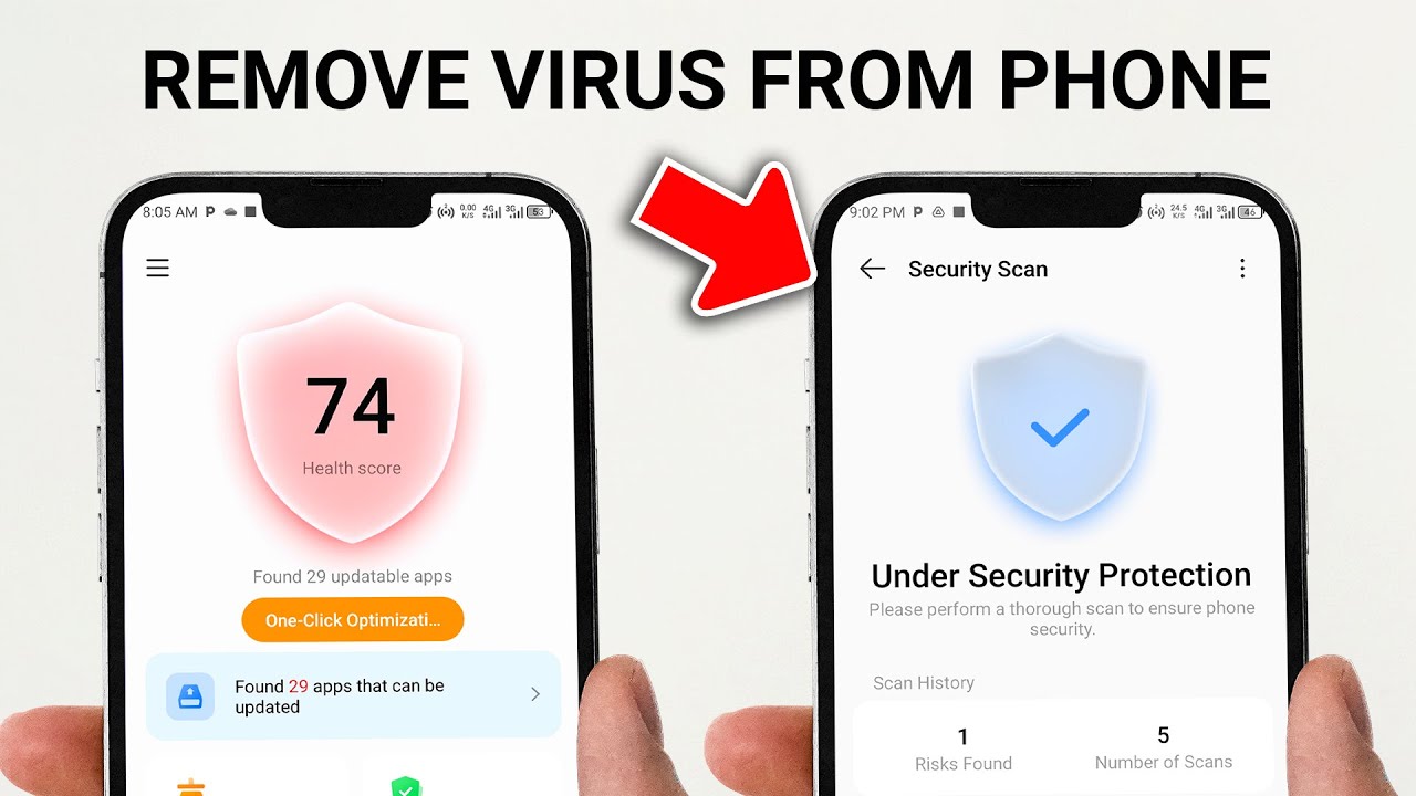 Security Scan And Remove Virus in Your Android Phone - YouTube