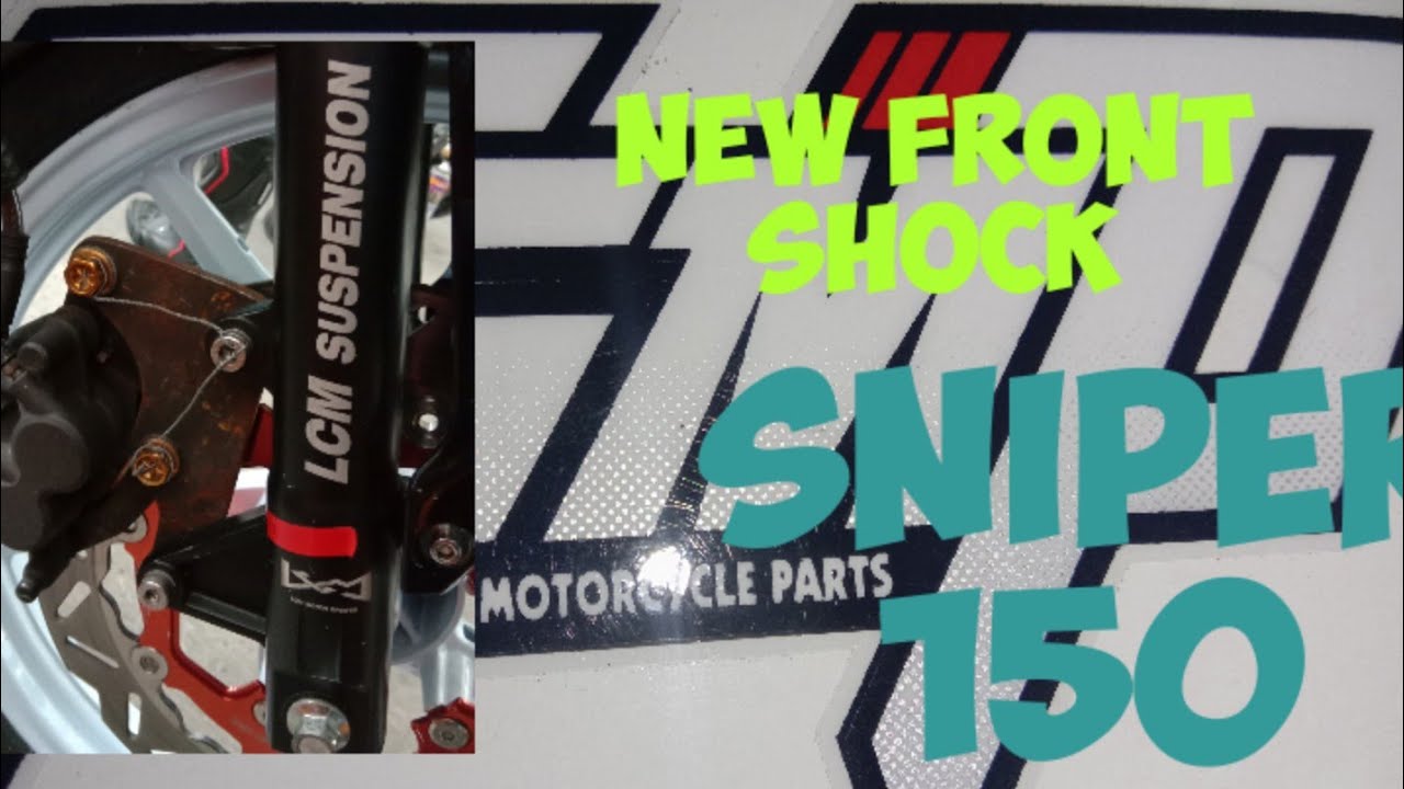 Installing LCM suspension/sniper 150 - YouTube