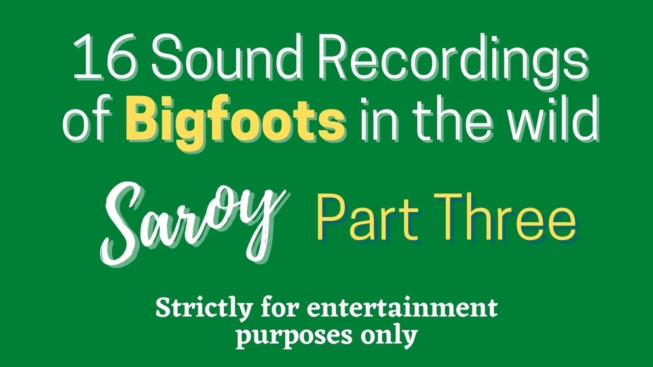 REAL 16 Bigfoot Sounds Screams and Howls | (Unexplained Mysteries ...