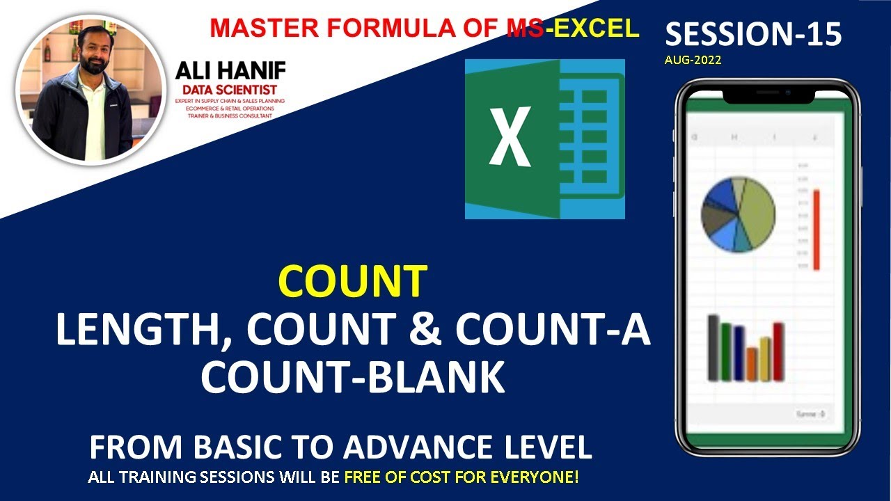 How To Apply Count Count A Length Count Blank In MS Excel How To Apply Count Count A Length Count Blank In MS Excel