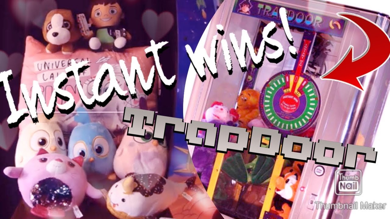Trap Door Instant Win! Trap Door Arcade Game @ Dave & Busters - YouTube