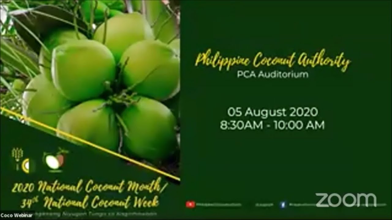 Launching Ceremony of the 2020 National Coconut Month/34th National ...