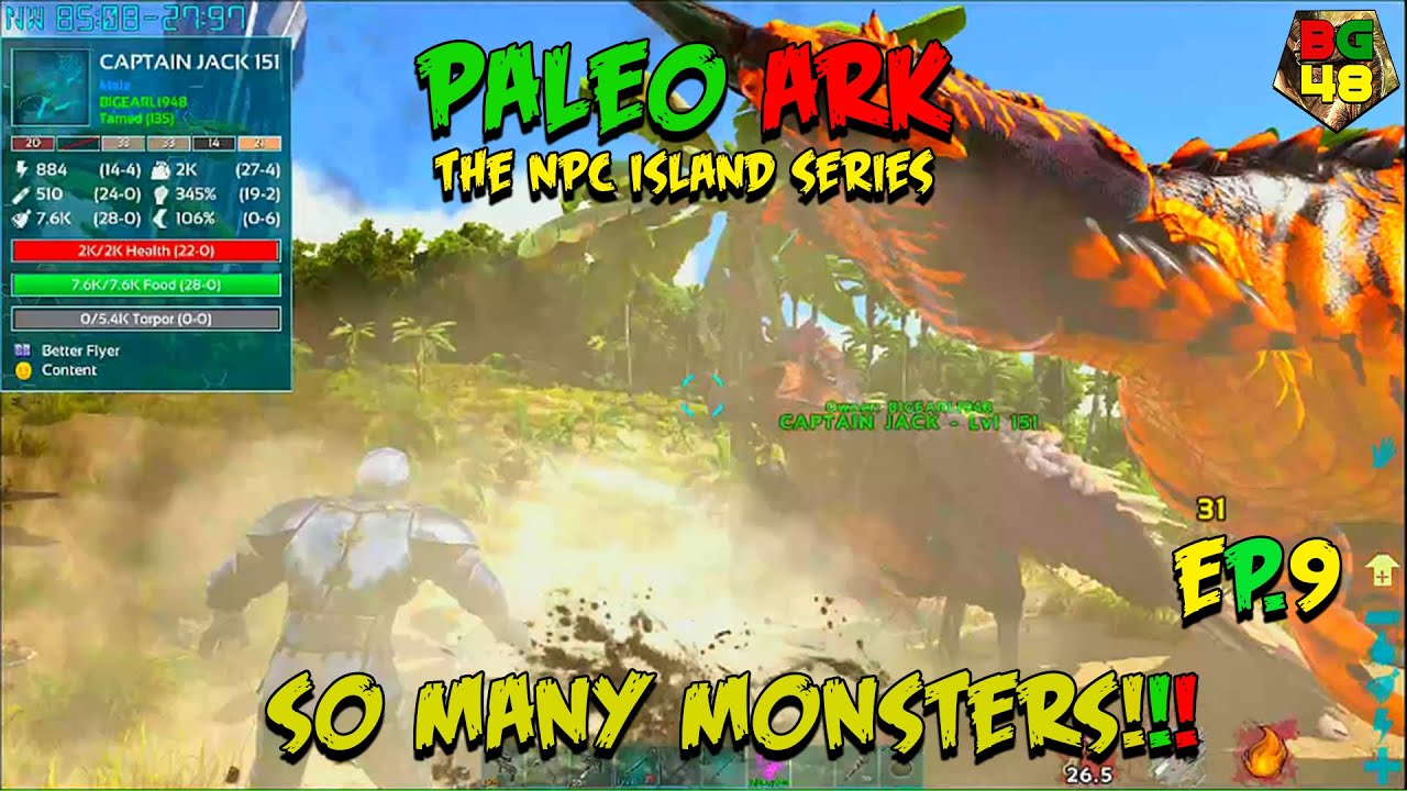 I Think I Found The Most Terrifying Monsters In Ark EP.9 | Paleo Ark ...
