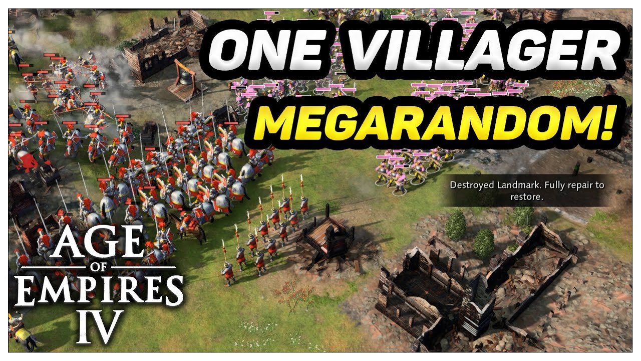 we were down to ONE VILLAGER in Age of Empires 4.... MUST WATCH! - YouTube