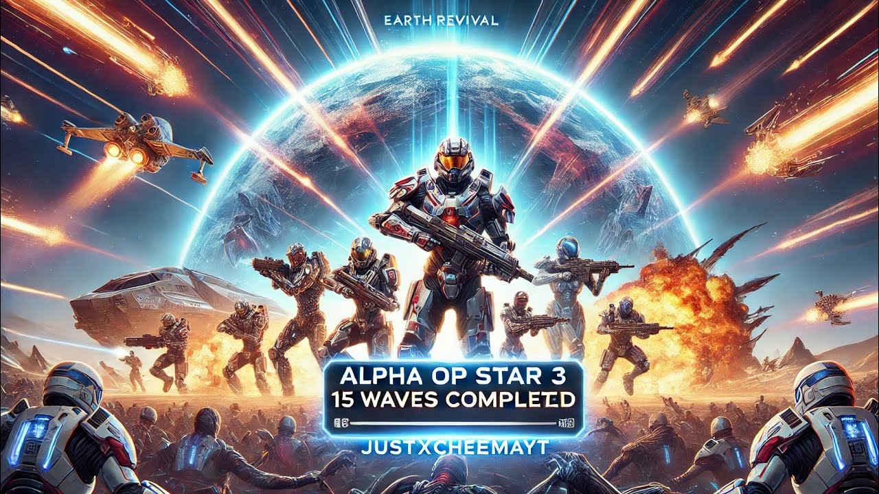 "Earth Revival: Alpha OP Star 3 - 15 Waves Completed | Team Victory Feat. JUSTxCHEEMAYT" - YouTube