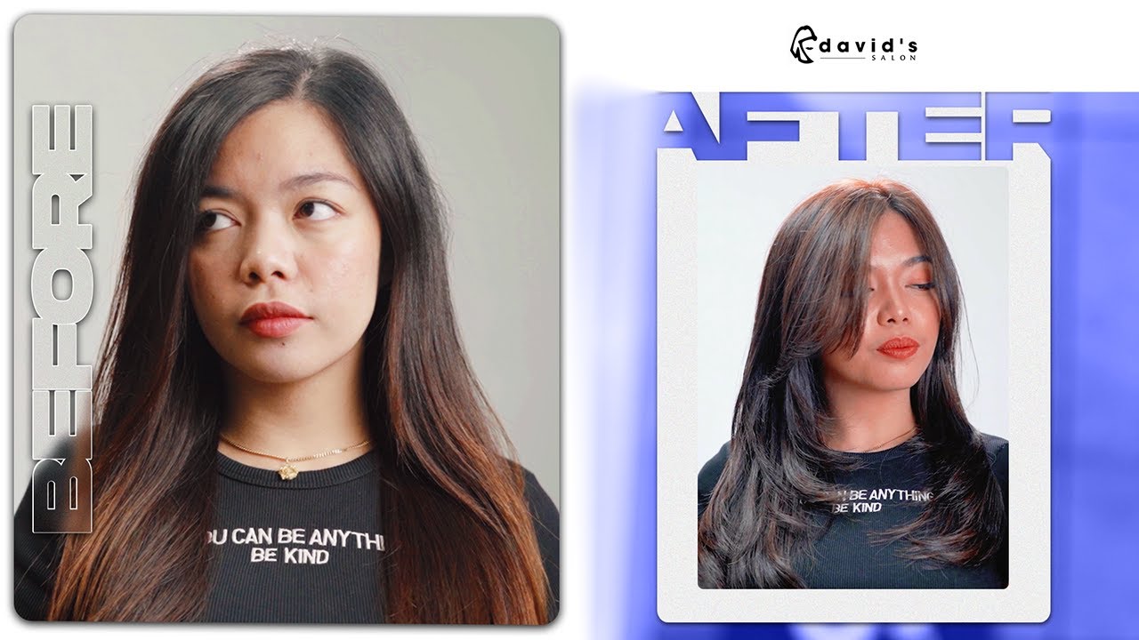 Upgrade Your Vibe With A Stylish Layered Haircut | David's Salon - YouTube