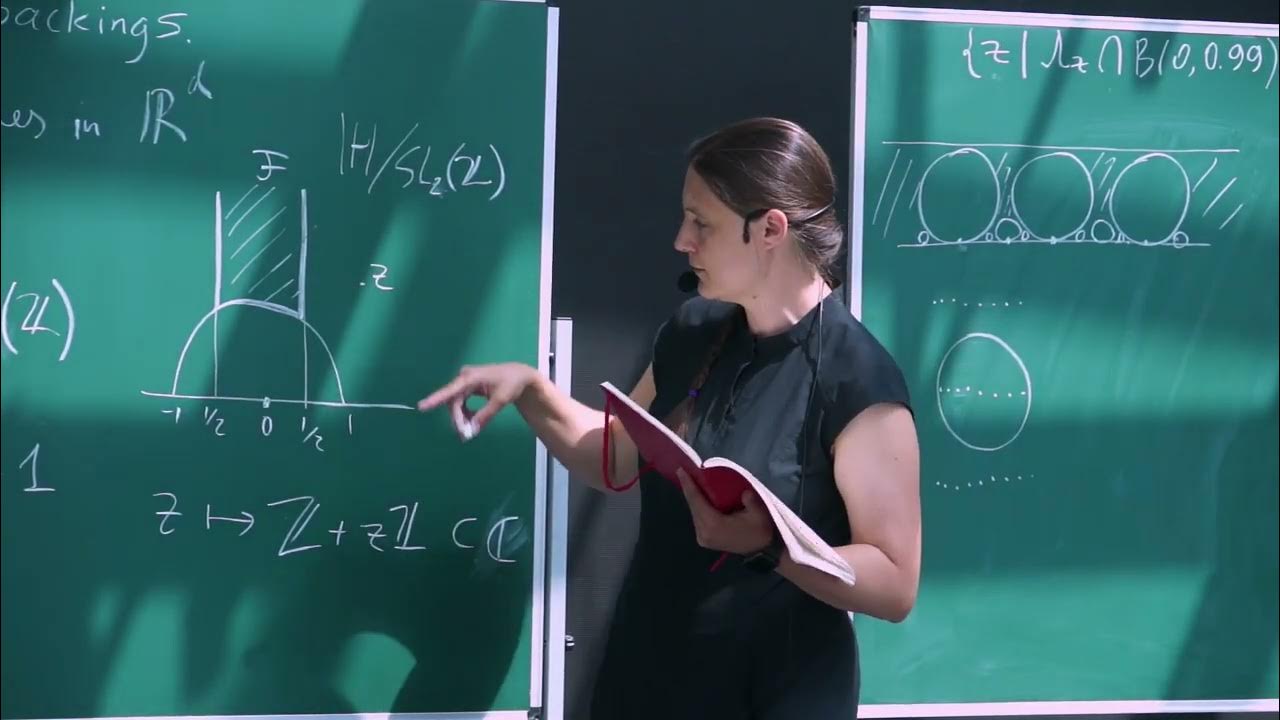 Explicit examples of dense sphere packings: searching for hay in a haystack, Maryna Viazovska, 3 ...