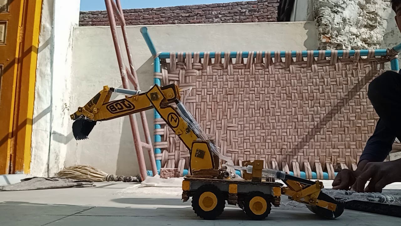Construction of JCB by sahil - YouTube