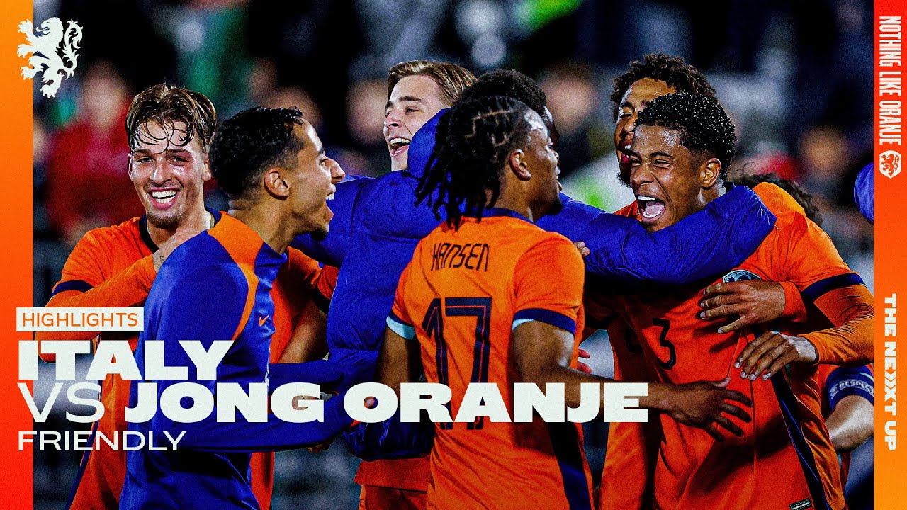 EXTRA TIME WINNER with nine men! 🔥😮‍💨 | Highlights Italy - Jong Oranje ...