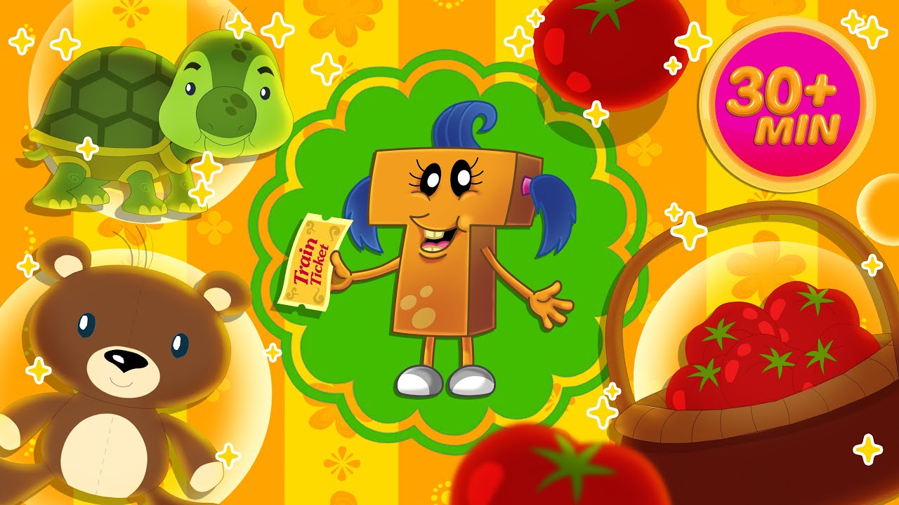 Let’s Find T-Monster | 30 minutes Loop #abcmonsters #toddlerlearning # ...