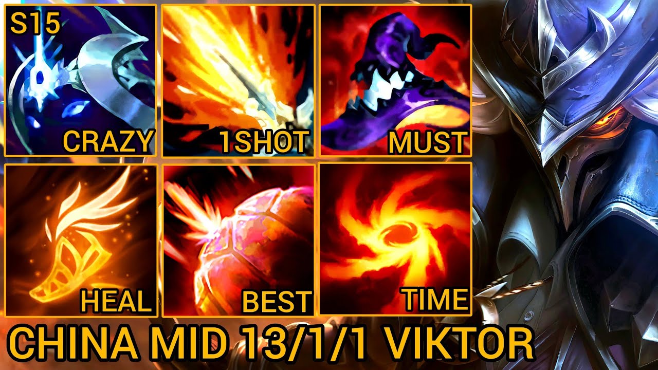 Viktor Wild Rift China Server Gameplay, High Elo Tier Top 1 Builds ...