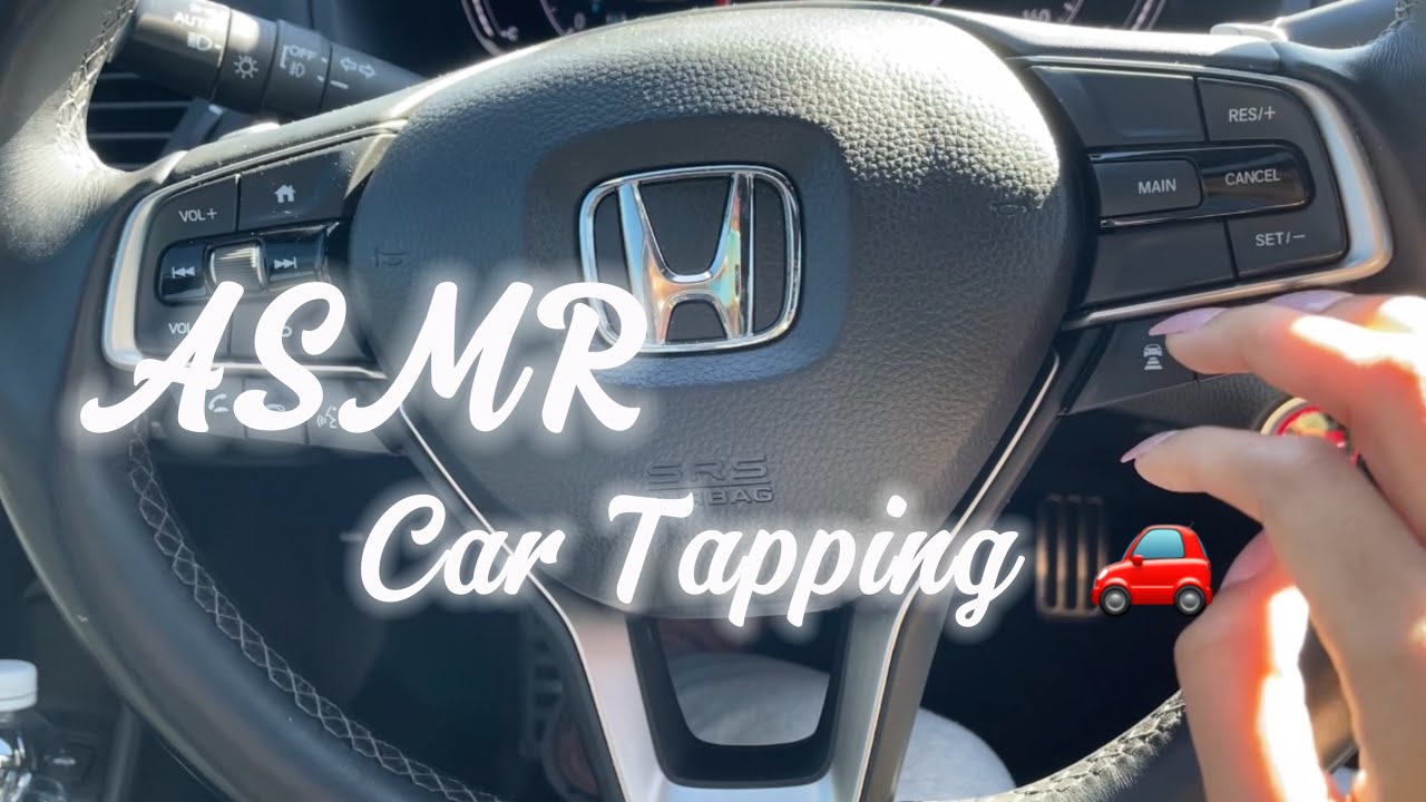 ASMR in the Car (Tapping and Scratching) - YouTube