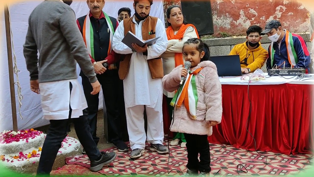 My 1st Participation in Republic Day 2021- Kavya Khurana - YouTube