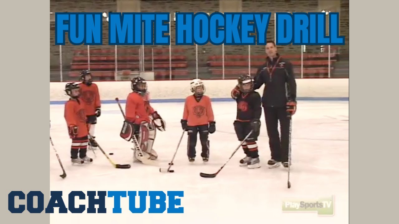 FUN Stickhandling Drill for Mite Hockey | HOCKEY DRILLS FOR BEGINNERS ...