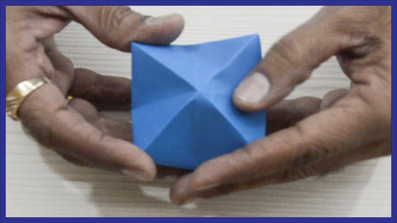 How To Make A Paper Diamond - Origami Diamond - Paper Activity - YouTube