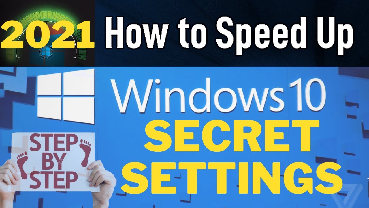 How to speed up Windows 10 Performance 2021 Updated - YouTube