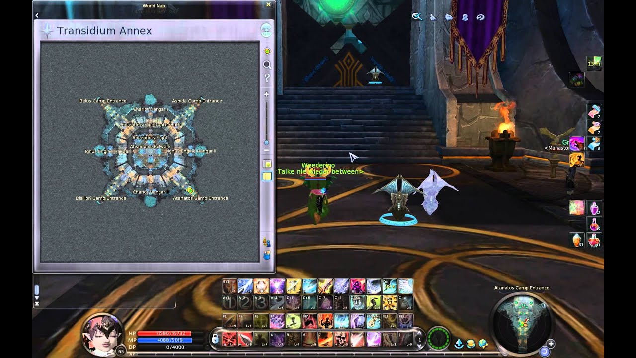 Aion 4.7 new Pvp Eye map. - YouTube