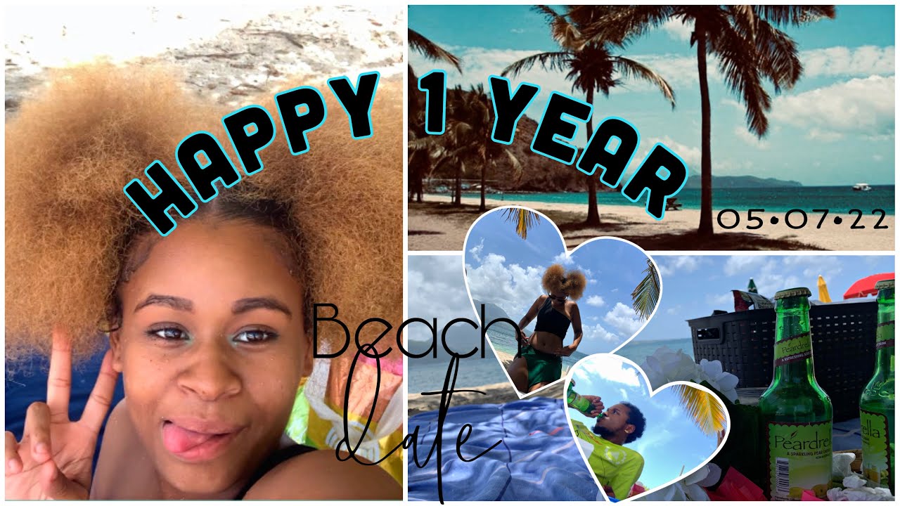 Happy One Year Anniversary To Us || Beach Date w/Ash💋 - YouTube