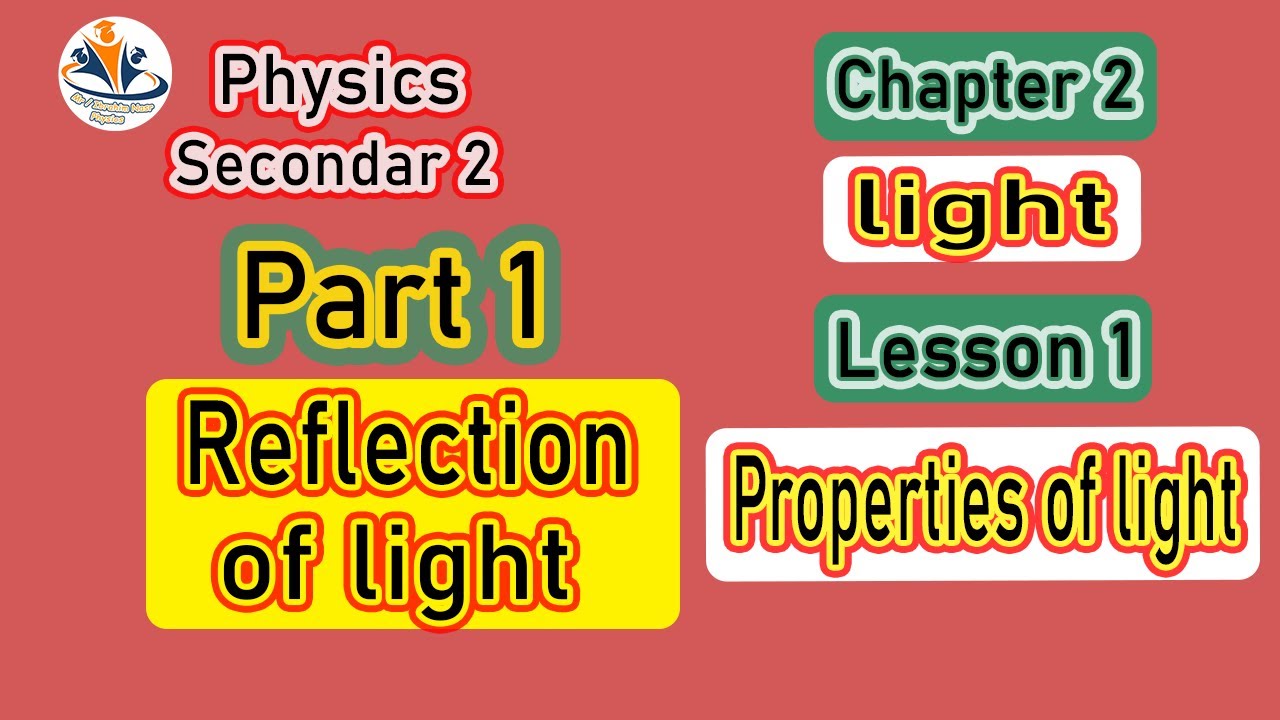 Physics / sec 2 / Ch 2/L1 light properties / Part 1 Propagation and ...