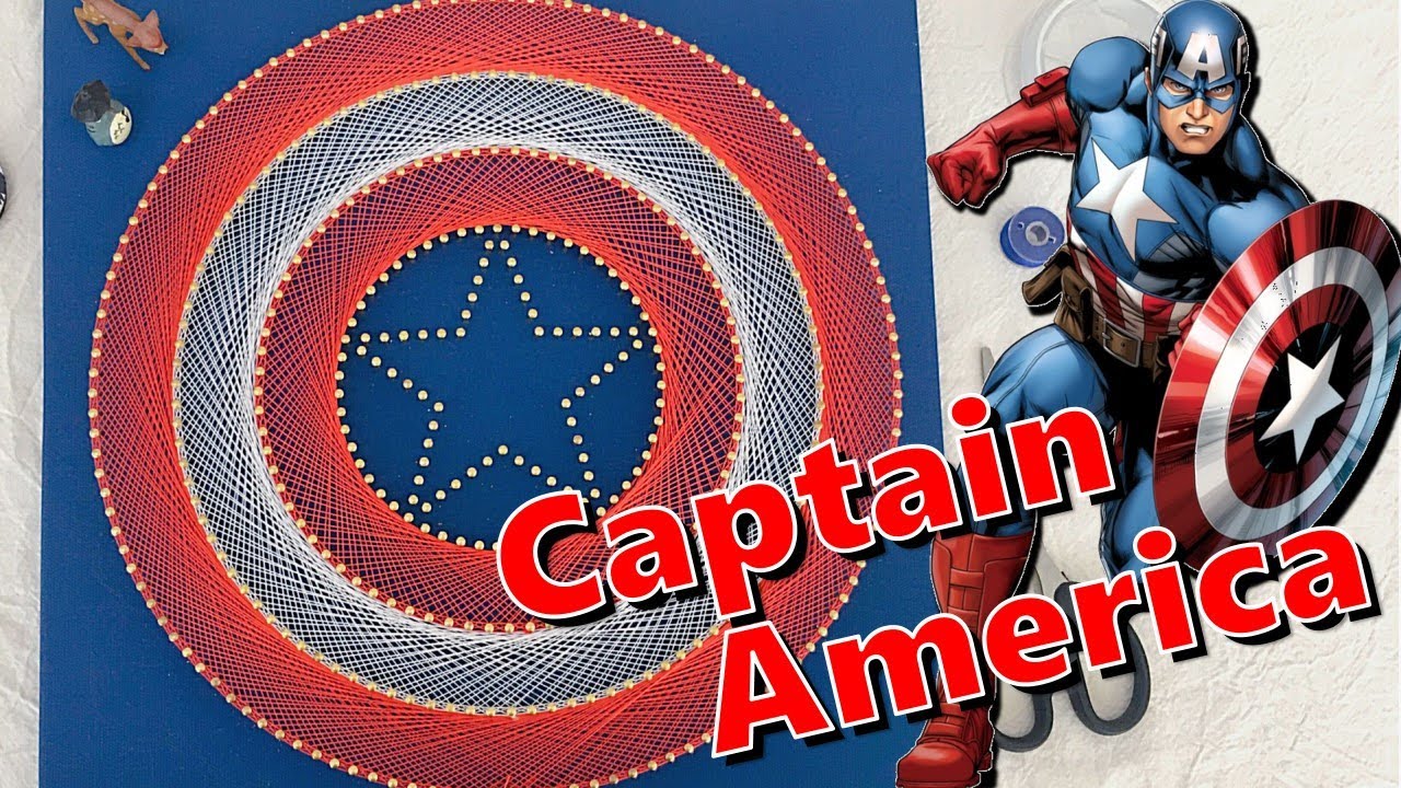 Building Captain America's Shield at Home Using Only Nails and String ...