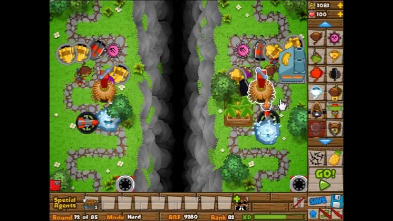 BTD5 The Great Divide Hard NLL NAPS (New Map) - YouTube