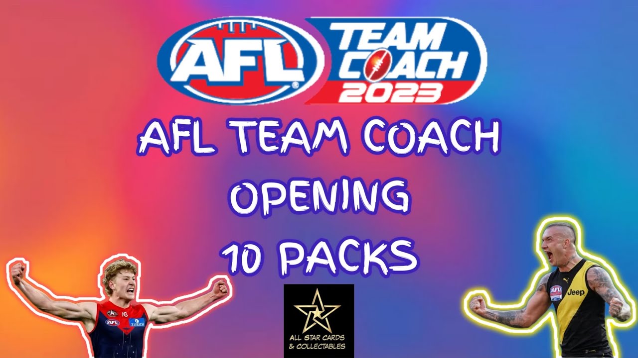 AFL Team Coach 10 Packs #afl #teamcoach #afl23 #football - YouTube
