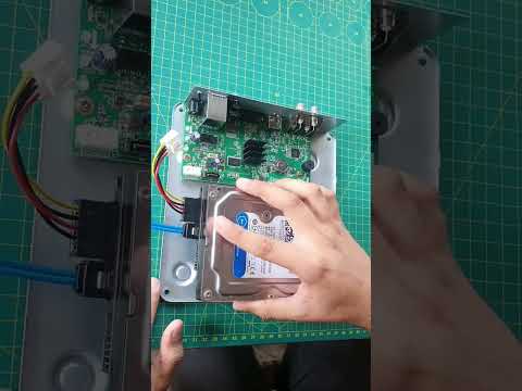 How to install Hard Drive in HikVision Dvr #dvr #electronic #harddrive