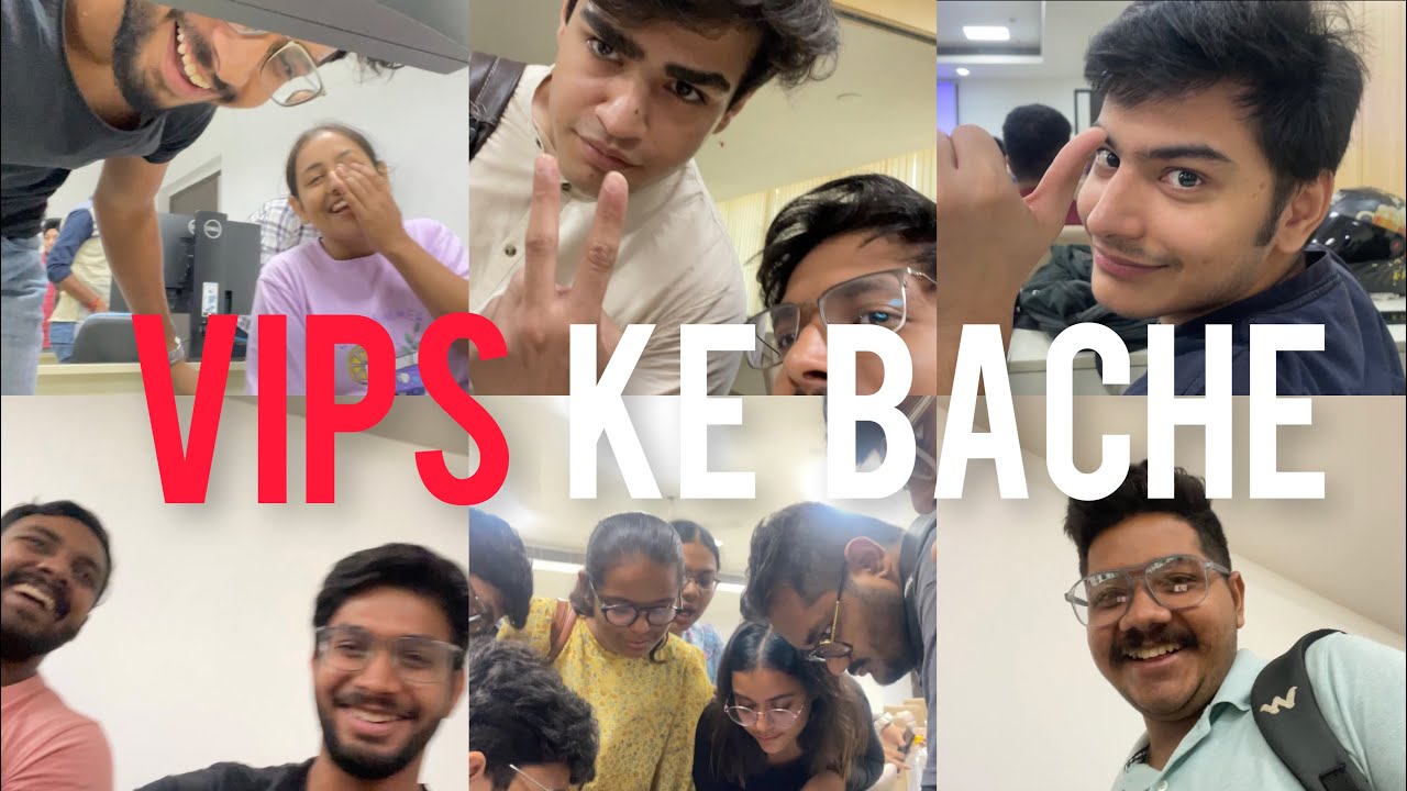 VIPS KE BACHE | VLOG #4 #VIPS #collegelife - YouTube