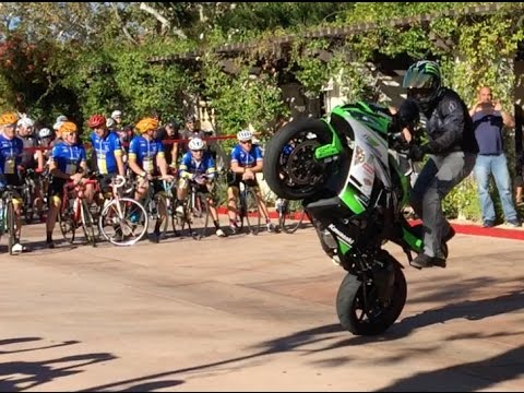 Jason Britton opens Peter Sagan Charity ride - YouTube