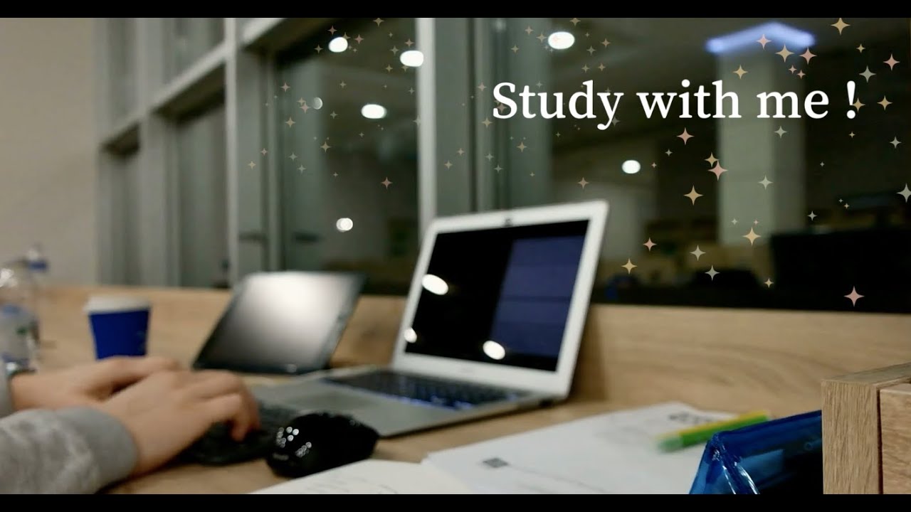 Study With Me in the Library during SunSet| 2.30 Hours| Pomodoro | 25 ...