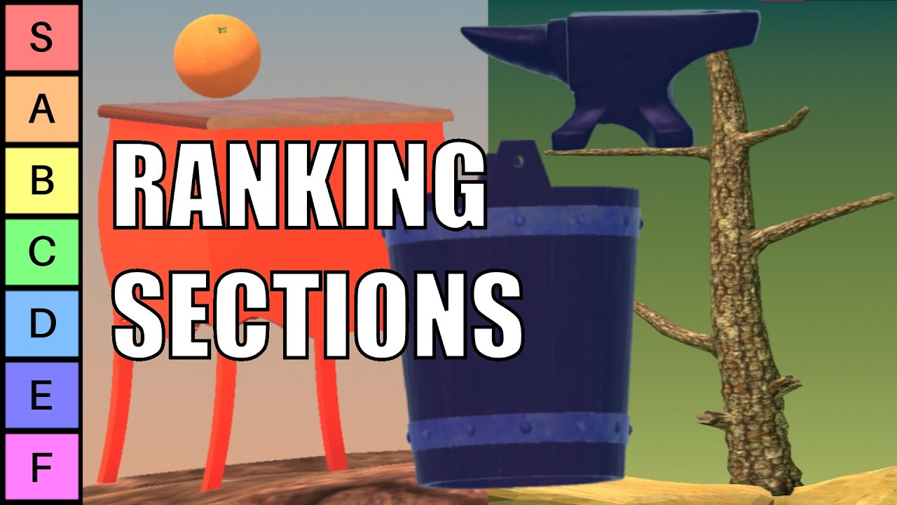Ranking Every Section in Getting Over It - YouTube