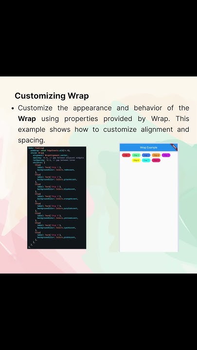 Wrap In Flutter Devcode Youtube