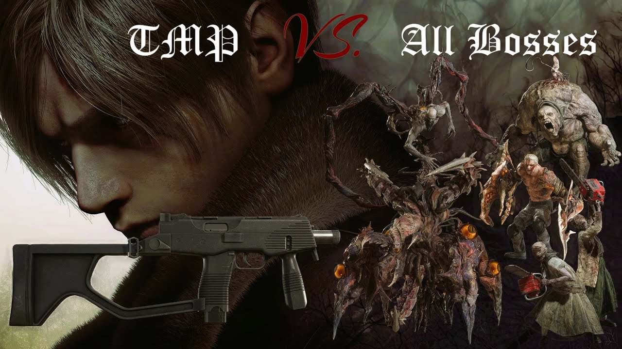 Resident Evil 4 Remake | MAXed TMP VS. All Bosses (Professional) - YouTube