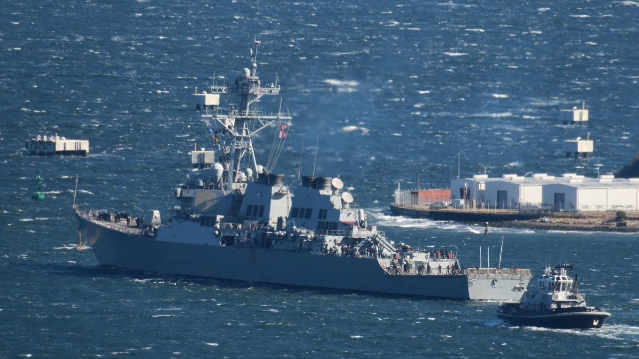 🇺🇸アメリカ海軍 駆逐艦ミリアス(USS Milius, DDG-69) - YouTube