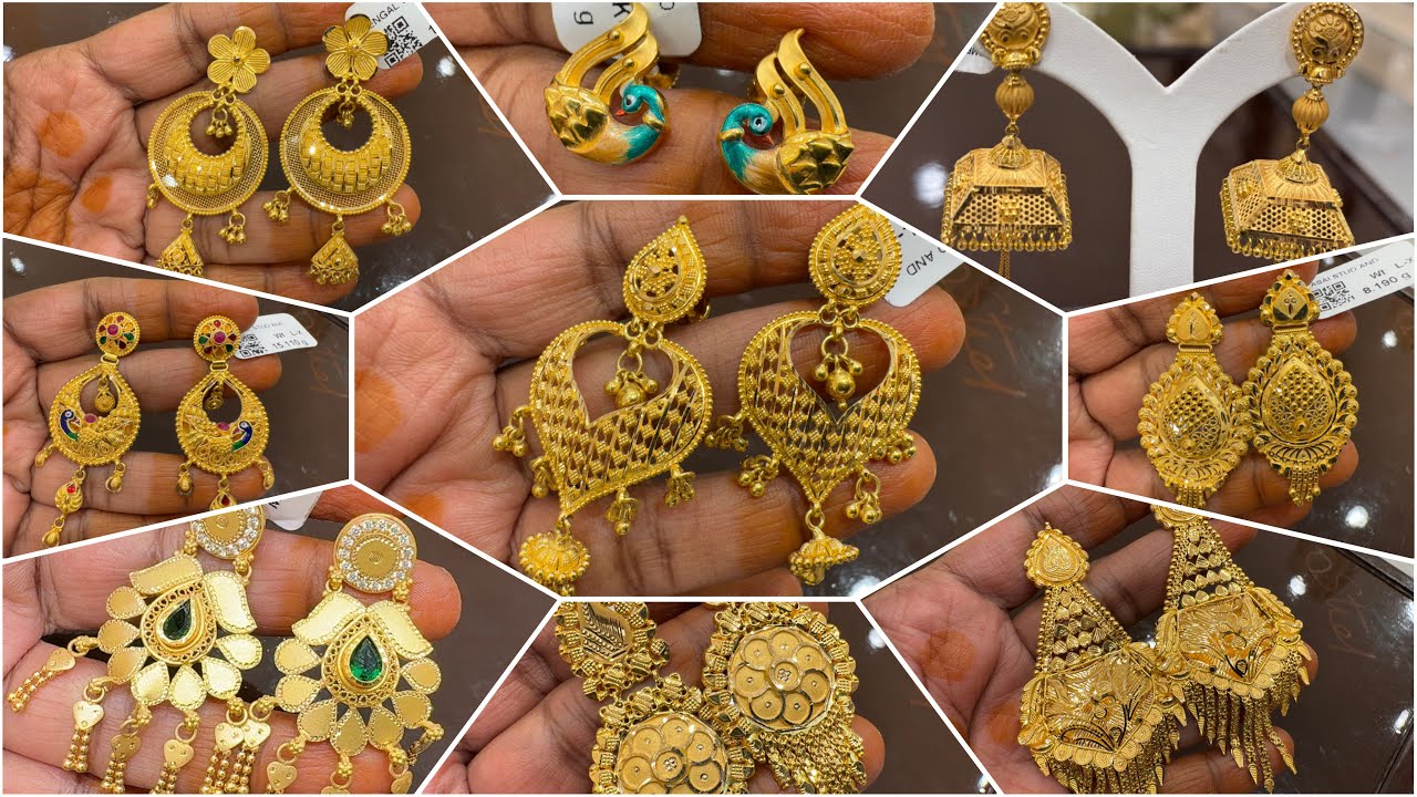 2grams Onwards Earrings/Wedding Jimikki/Studs/Fancy Hanging Type ...