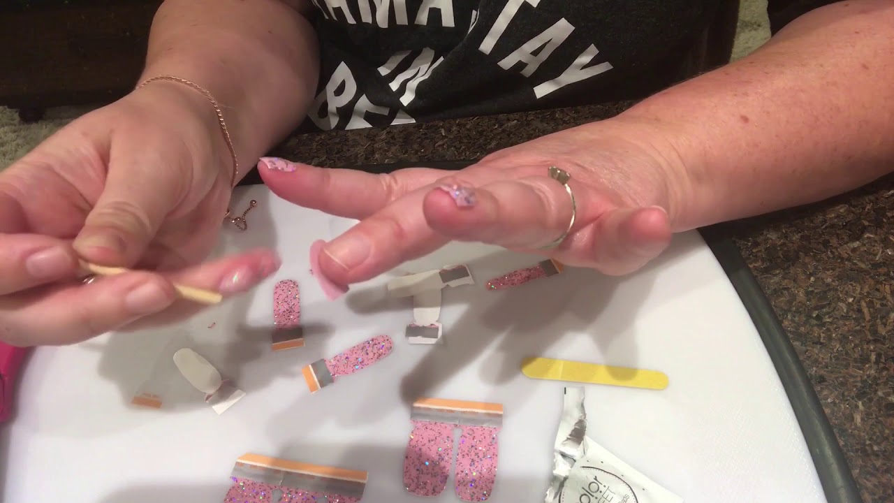 How to Apply Color Street 100% Nail Polish Strips - YouTube