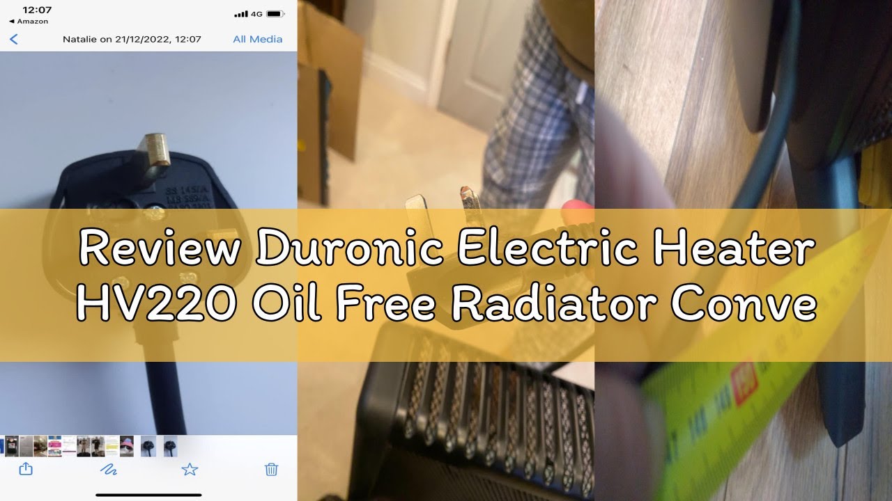 Review Duronic Electric Heater HV220 Oil Free Radiator Convection ...