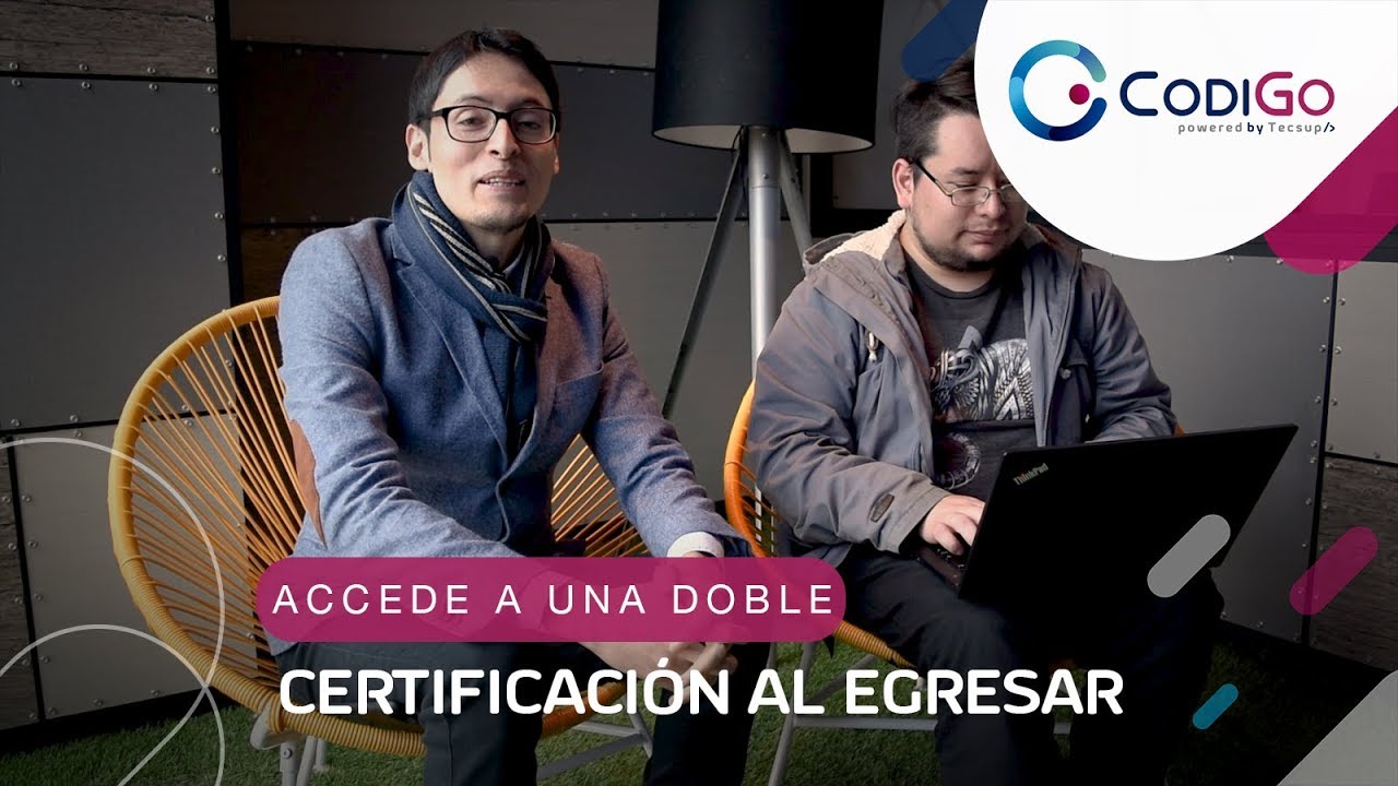 CodiGo y Tecsup respaldan tus conocimientos adquiridos - YouTube