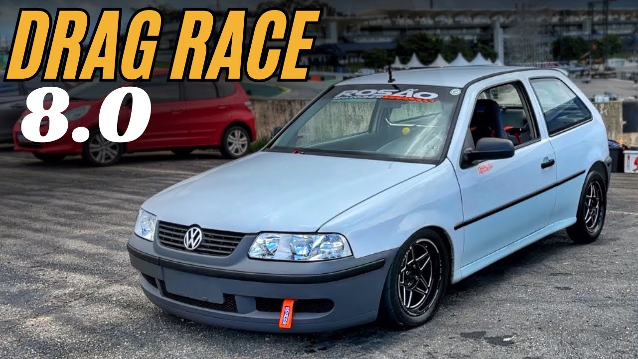 VW GOL G3 TURBO - DRAG RACE - categoria 8.0s - AUTODROMO DE INTERLAGOS ...