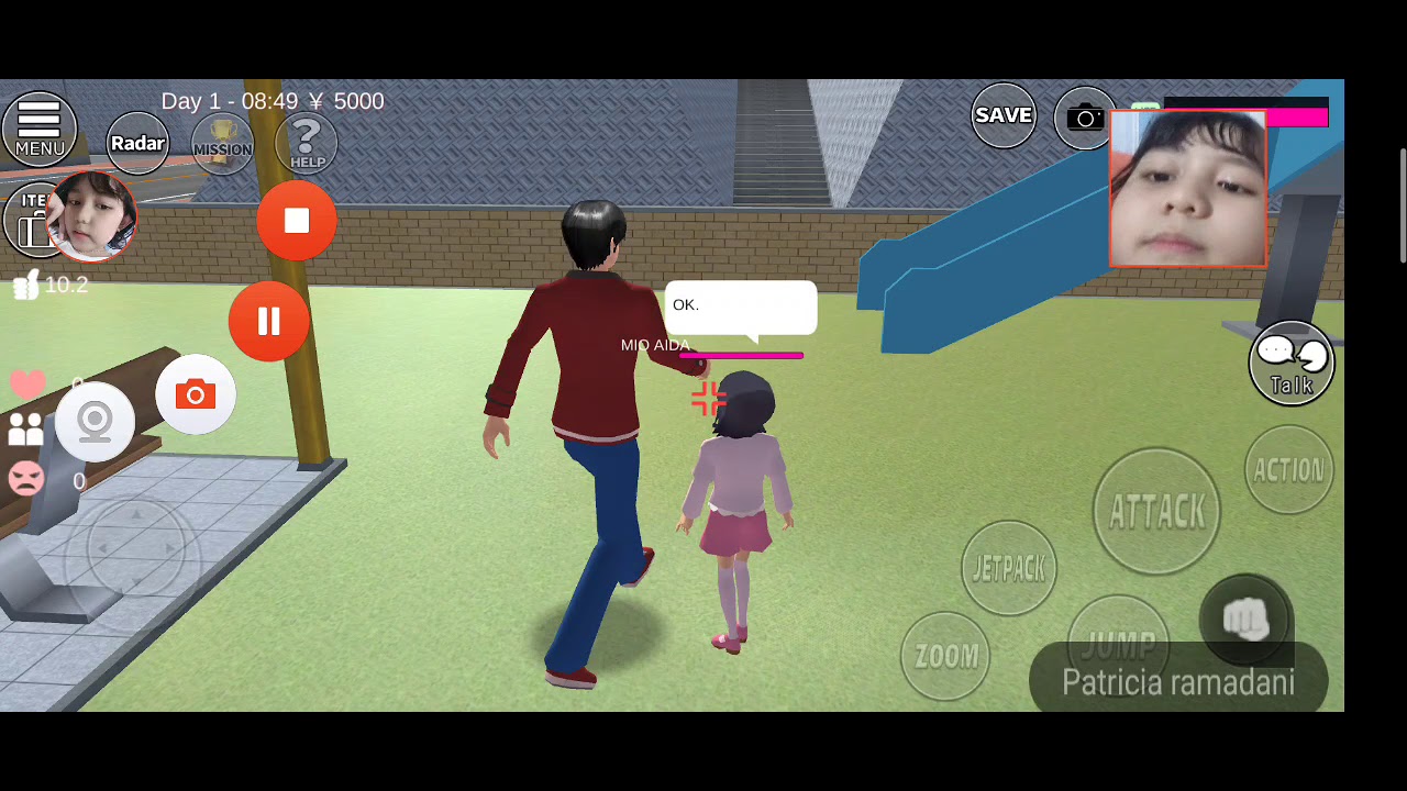 bermain sakura school simulator Mio AIDA ulang tahun part 1 - YouTube