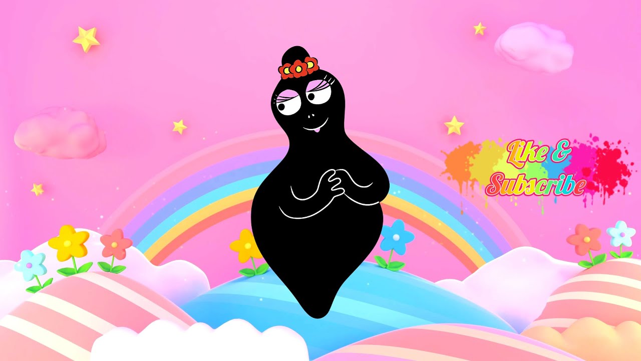 How to Draw Barbapapa Barbamama drawing and coloring video @drawtube28 ...