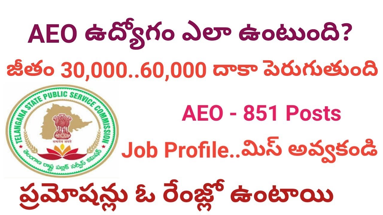 851 AEO Posts Job Profile Work Salary Pramotions TSPSC Agriculture 851-aeo-posts-job-profile-work-salary-pramotions-tspsc-agriculture
