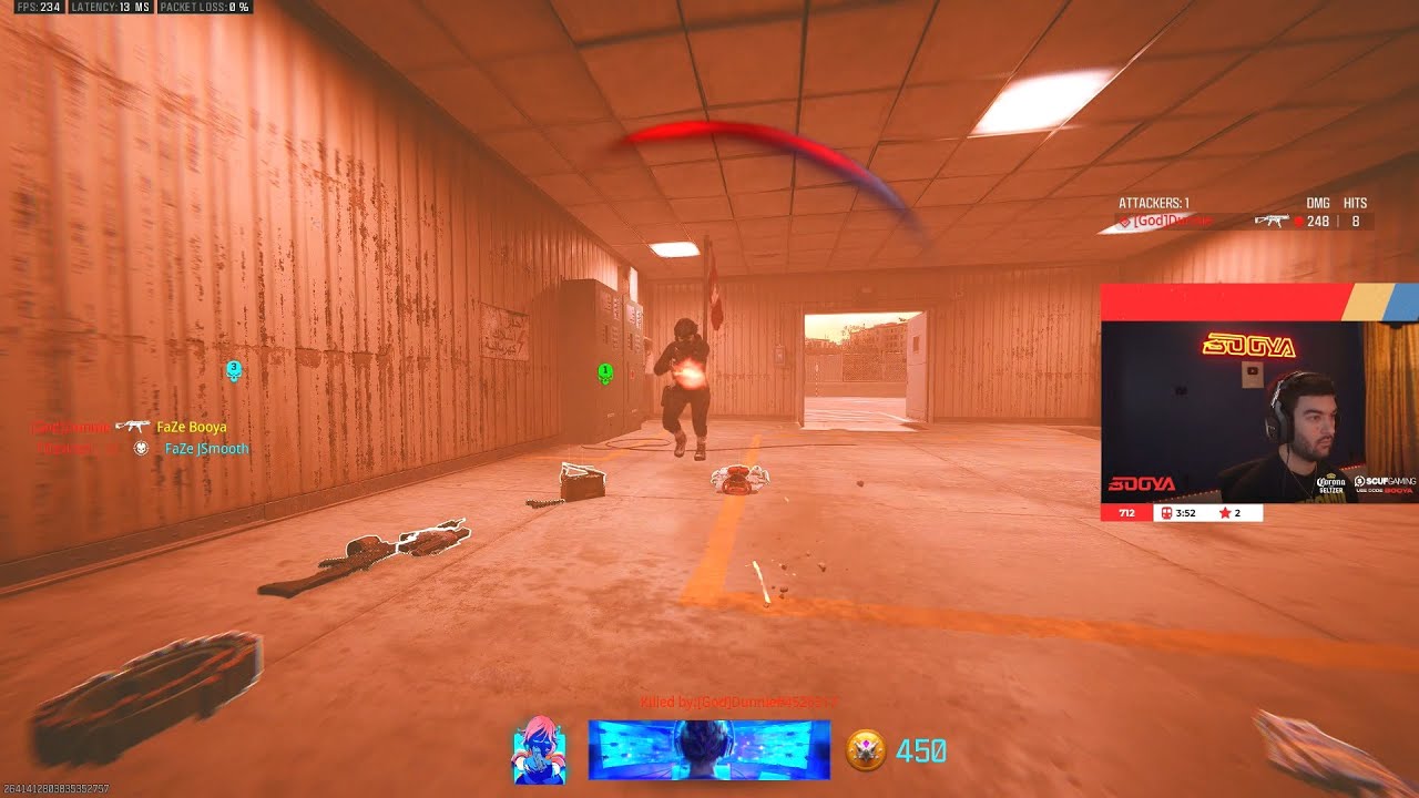 BOOYA, SWAGG & JSMOOTH GET WIPED BY SWEATIEST ENEMY EVER IN WARZONE ...